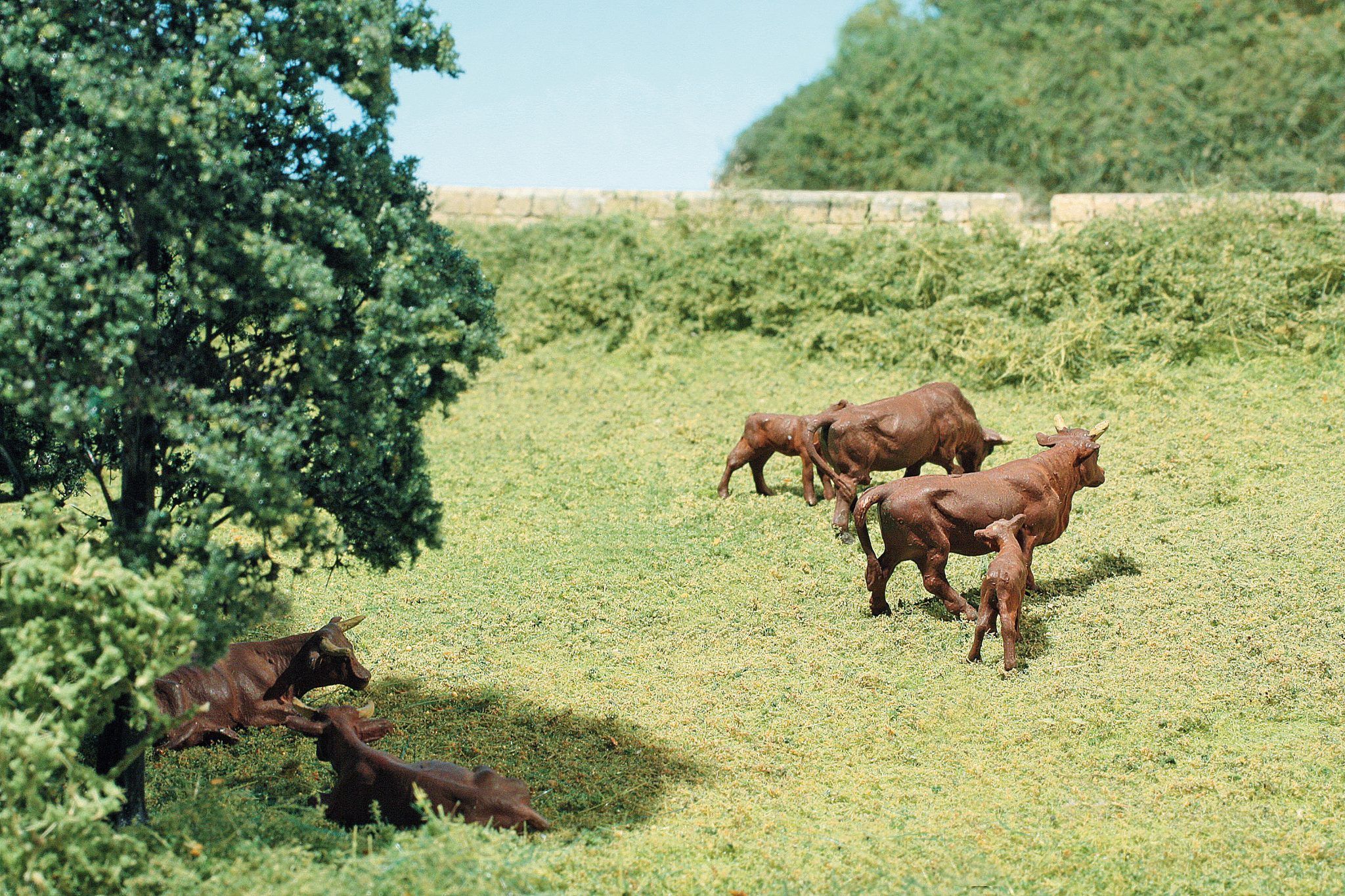 Comment faire l'herbe d'une prairie ou d'un talus ? - Rail Miniature ...